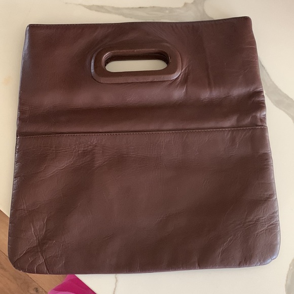 lisa loren | Bags | Lisa Loren Vintage Brown Clutch 0 Leather Conway ...